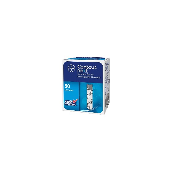 Bandelettes de test de glycémie Contour® NEXT - 50 bandes réactives