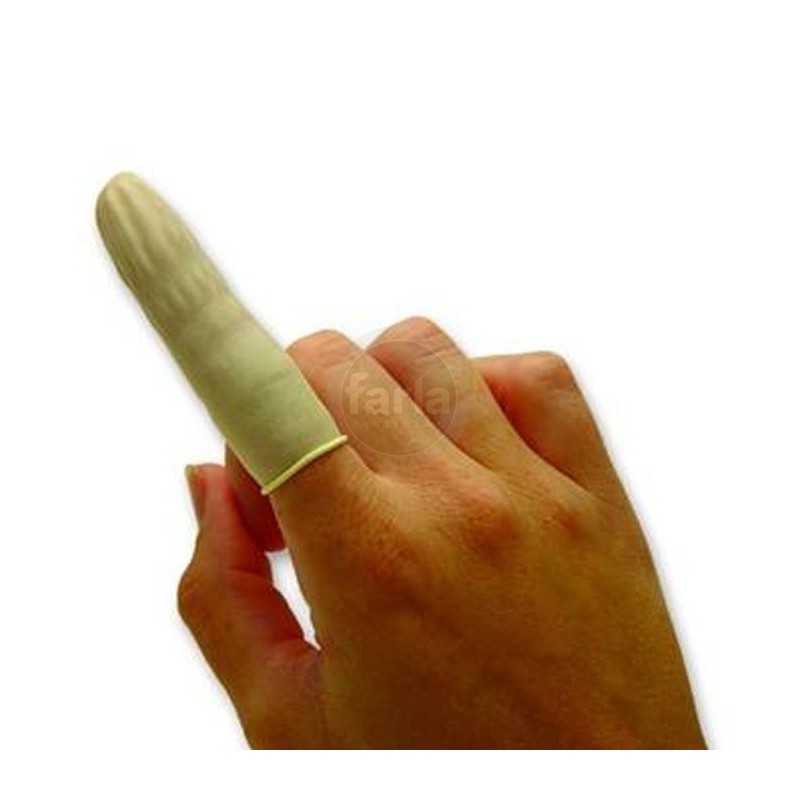 Handschoenen Latex – vingerling handschoen een vinger Maat S