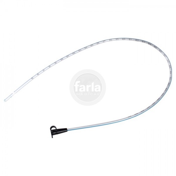Voedingsbuis met schaalverdeling, met x-ray lijn - CH 06 – 50 cm – roos
